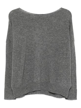 Philo-Sofie pull en cachemire à encolure bateau - Gris