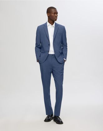 Selected Pantalon de costume - Bleu fonc&eacute;