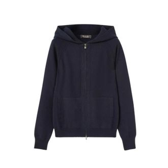 Loro Piana Merano Bomber - - Sweatshirts & Hoodies - Damen - Blau - XS