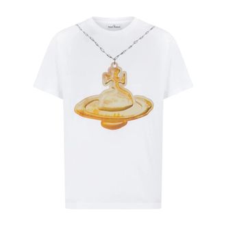 Vivienne Westwood Orb Classic T-Shirt - - Tops - Herren - Wei&szlig; - M