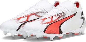 Puma Chaussures de Football Ultra Match Mxsg pour Homme, Puma White PUMA Black Fire Orchid, 40.5 EU