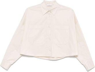 PESERICO Cropped-Hemd - Nude