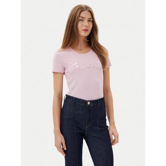 Guess T-Shirt W5GI17 J1314 Rosa Slim Fit