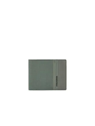 Piquadro Mens Wallet Green Recycled Polyester Bags