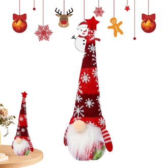 Generic Weihnachten Zwerge Verzierungen - Zwerge Tisch Figuren Weihnachts-Vorspeisen - Dekorative Boxen f&uuml;r Schokolade Feiertage Tisch Kaminsims Eingang Schla