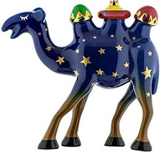 Alessi Figur aus Porzellan. Handdekoriert, Mehrfarbig, 11 cm