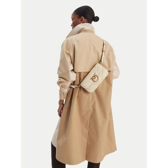 Pinko Handtasche PINKO Love Box Baguette Al 25-26 PLTT 105083 A2W2 &Eacute;cru