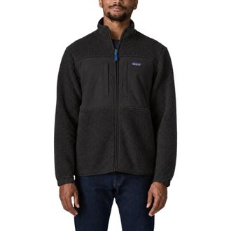 Patagonia Retro Pile Fleece Patch Jacke - - Sport - Herren - Schwarzk - S