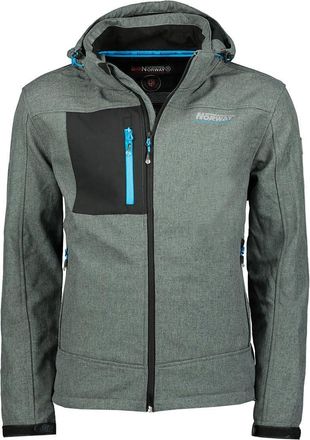 Geographical Norway Herren Torefact Men Softshell, Gris Clair, XXL