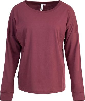 Ragwear Shimona Long Top Damen (DE/NL/SE/PL, Alphanumerisch, M, Regular, Regular, Wine red)