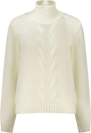 K-Way Femme, Pulls, Blanc, Taille: 40 FR Pull à Manches Longues