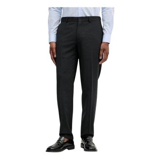 Michael Kors Anzughose im Slim-Fit-Schnitt mit Karomuster - - Trousers - Herren - Schwarzk - XL