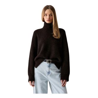 Gestuz Rollkragenpullover - - Knitwear - Damen - Braun - L