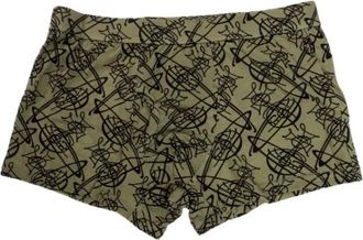 Vivienne Westwood Homme, Sous-v&ecirc;tements, Vert, Taille: S Loghi Boxer