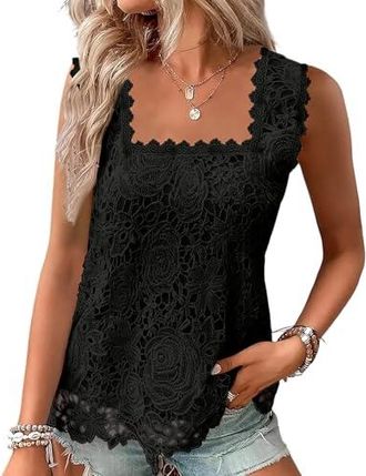 Generic Debardeur Femme Coton Classics Sport Satin Lin Nageur Yoga sans Manche Bretelle Large sans Couture D&eacute;bardeur Long avec Brassi&egrave;re Int&eacute;gr&eacute;e V&ecirc;tements de