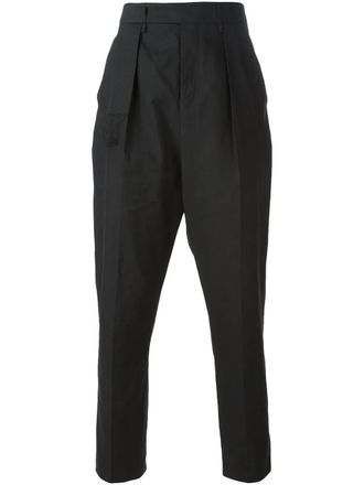 Damir Doma pantalon crop Plavi - Noir