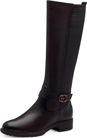 Tamaris Femme 1-25618-43 Bottes à Tige Longue, Acajou, 40 EU