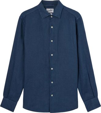 MC2 Saint Barth Homme, Chemises, Bleu, Taille: L Chemise Chambray Raphael