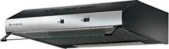 Faber Faber TCH04 SS18A 741 295 m&sup3;/h Encastr&eacute;e Noir, Acier inoxydable D - Hottes (295 m&sup3;/h, Conduit, E, E, D, 69 dB)