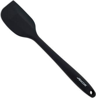 Arcos Professionelle Ger&auml;te - Silikon Spatel - Gr&ouml;&szlig;e 280 mm - HandGriff Metall Farbe Schwarz