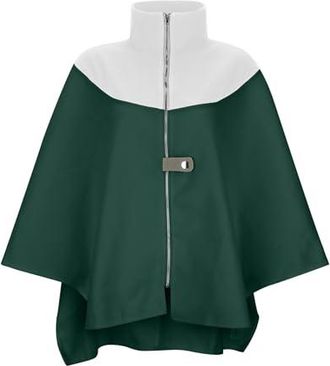 Generic Vestes d&eacute;contract&eacute;es pour femmes, col montant, fermeture &eacute;clair, bouton, couleur assortie, 2026, Vert, M