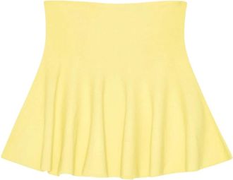 Birgitte Herskind Femme, Jupes, Jaune, Taille: 42 FR Mini-jupe trap&egrave;ze