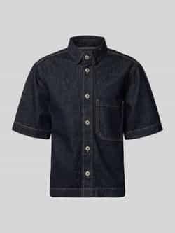 Review Regular Fit Jeanshemd mit Brusttasche