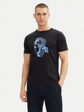 Karl Lagerfeld T-Shirt 755065 552241 Dunkelblau Regular Fit