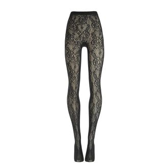 Wolford Bas de contention Rose Infinite - Femme - Sous-v&ecirc;tements - Noir - Taille: 38 FR