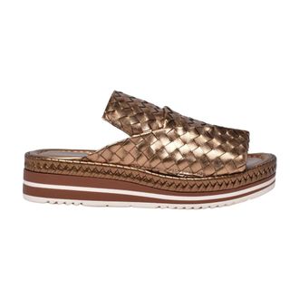 Pons Quintana Ciabatta Intrecciata - Femme - Chaussures - Brun - Taille: 39 EU