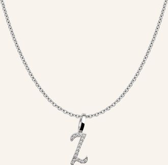 Cada Cada Kette Tiny Diamond Letter Z silber