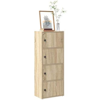 vidaXL Biblioth&egrave;que ch&ecirc;ne sonoma 40x24x102 cm bois ding&eacute;nierie Vidaxl