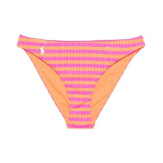 Polo Ralph Lauren Femme, Maillots de bain, Multicolore, Taille: 40 FR Bas de bikini ray&eacute; avec logo