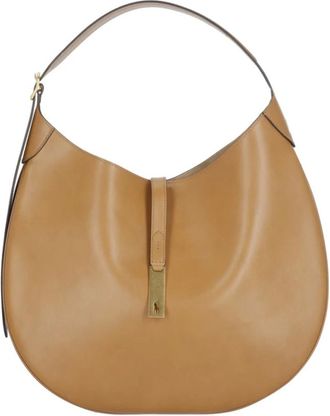 Ralph Lauren Femme, Sacs, Brun, Taille: ONE Size Sac bandouli&egrave;re en cuir