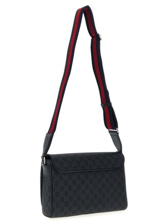 Gucci Mens Black Polyethylene Crossbody Bag