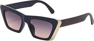 Generic Lunettes de soleil décoratives oeil de chat tendance pour hommes et femmes (couleur : D, taille : moyen) 2026