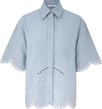 Zimmermann Damen Bluse DAYLIGHT DENIM
