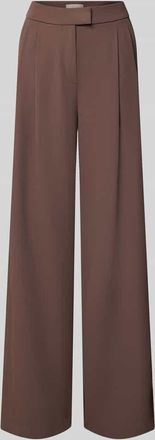 Christian Berg Cocktail Wide Leg Stoffhose mit Raffungen
