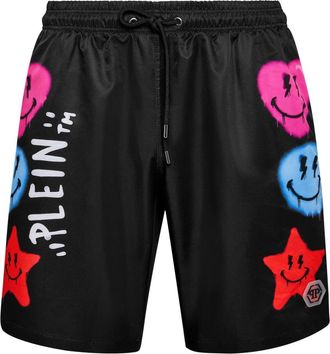 Philipp Plein Herren, Bademode, Schwarzk, 3XLGr&ouml;&szlig;e