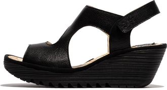FLY London Fly London Damen YOXA576FLY Sandal, Black, 40 EU