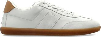 Tod's Sneaker aus Leder und Wildleder - - Shoes - Herren - Wei&szlig; - 43 EU