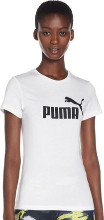 Puma Damen T-shirt, Puma White, 34 EU