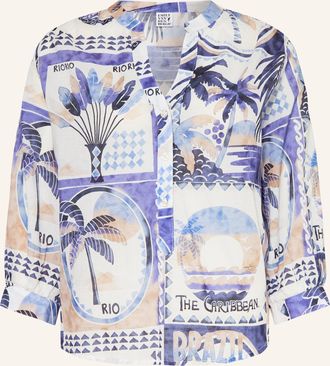 Emily van den Bergh Emily Van Den Bergh Blusenshirt Mit 3/4-Arm blau