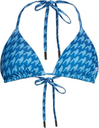 Perfect Moment Femme, Maillots de bain, Bleu, Taille: 36 FR Houndstooth Bikini Top