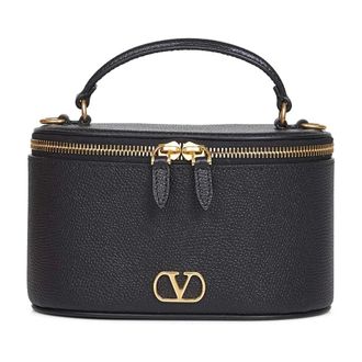 Valentino Garavani Femme, Sacs, Noir, Taille: ONE Size VLogo Signature Mini Vanity Bag