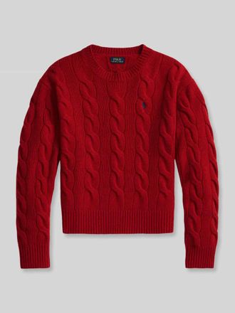 Polo Ralph Lauren Kaschmirpullover mit Zopfmuster