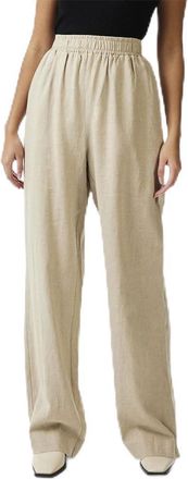 Vero Moda Y.A.S Damen YASFLAXY HW Linen Pant NOOS Stoffhose, Birch, L