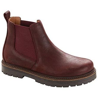 Birkenstock Womens Stalon Nubuck Leather Boot, Burgundy, 37 N EU