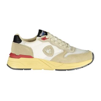Blauer Sportschuh - - Shoes - Herren - Beige - 45 EU