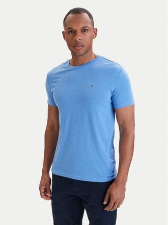 Tommy Jeans T-Shirt DM0DM20363 Blau Slim Fit